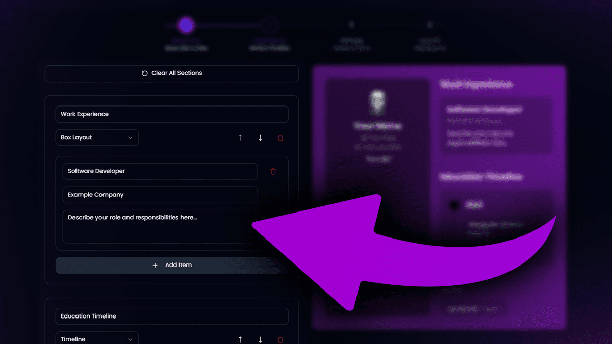 Online Smart Resume Builder | LinkResume